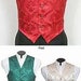 Vintage Styled Old West GAMBLER'S Vest With Matching Set - Etsy