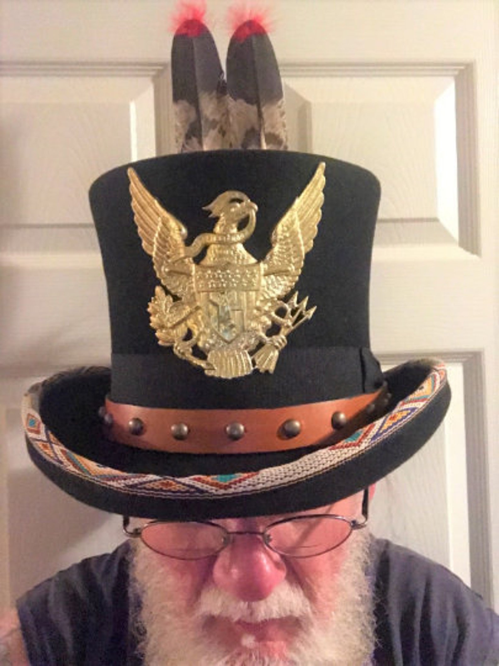 Native American Traditional PLAINS INDIANS Inspired Top Hat - Etsy