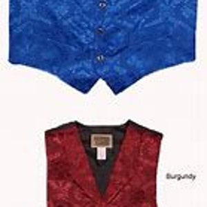 Vintage Styled Old West GAMBLER'S Vest With Matching Set of Sleeve ...