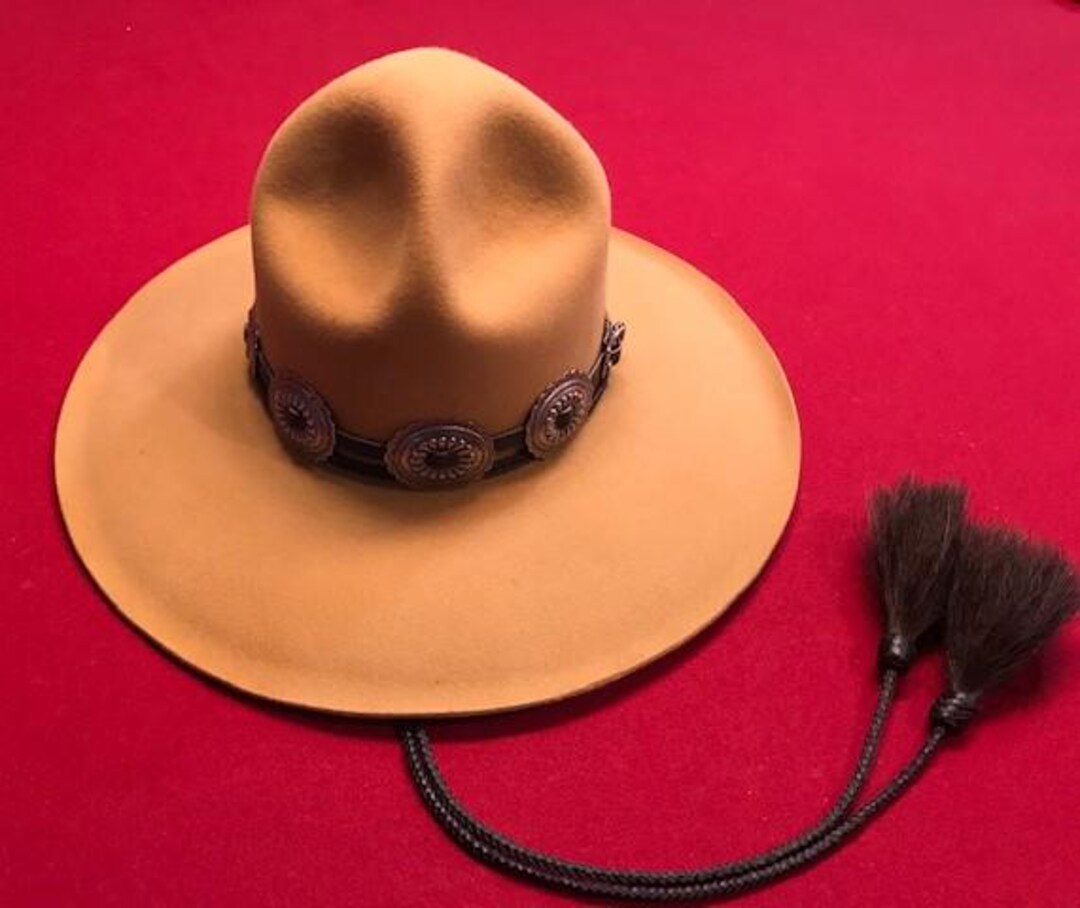 VINTAGE but Un-worn 7X BEAVER Custom Made Montana Peak Size 7 1/8, Copy ...