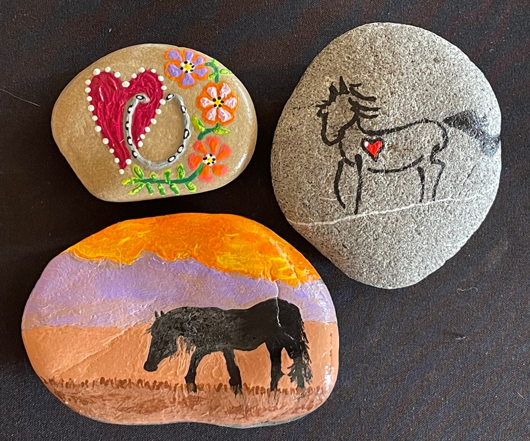 Painted Rocks HORSE LOVERS Collection - Etsy