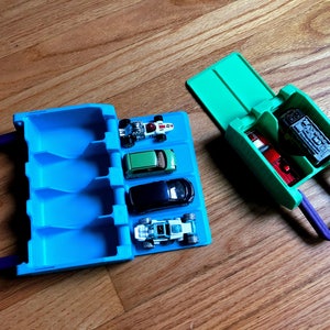 The Racebox Mini Toy Car Carrying Case, Ramp, and Racetrack for ...