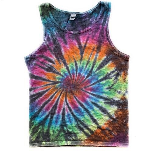 The Psychedelic Relic Tie Dye Ladies Tank Top - Etsy
