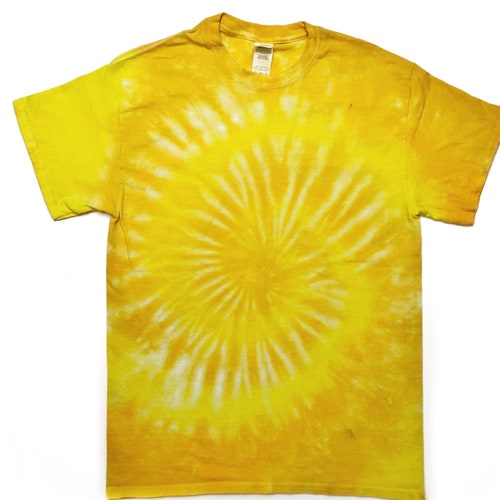 The Mellow Yellow Tie Dye T Shirt short Sleeve & Long Sleeve - Etsy