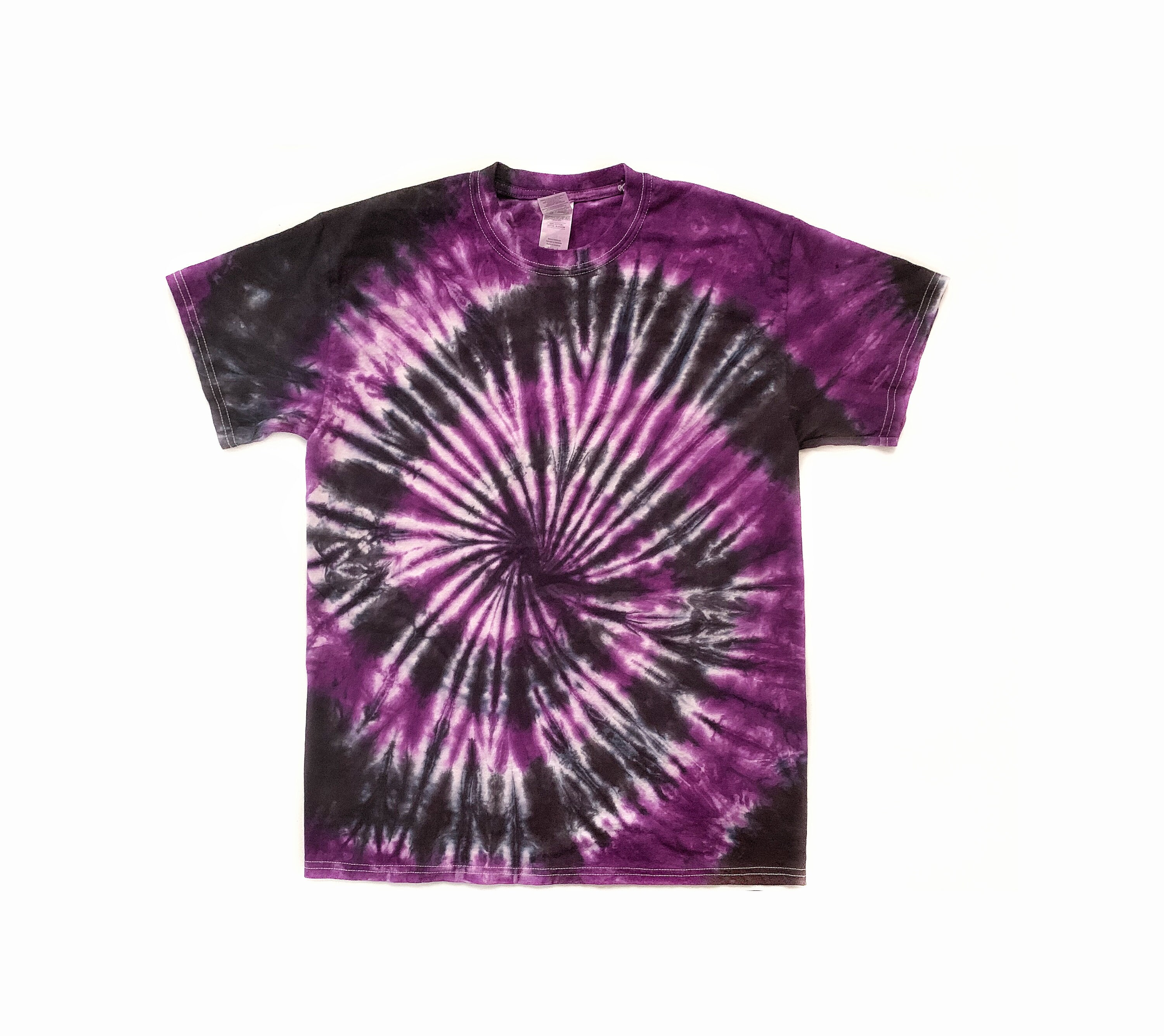 The Purple Plum Tie Dye T Shirt (short Sleeve & Long Sleeve) - Etsy