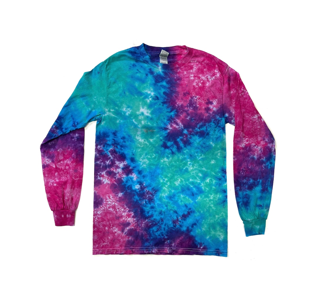 The Acid Axolotl Long Sleeve Tie Dye T Shirt - Etsy