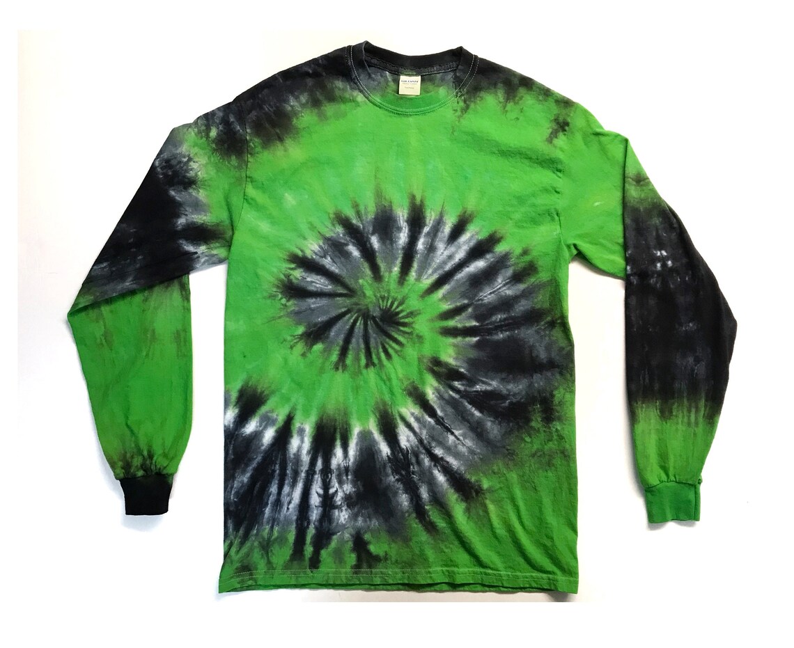 The Area 51 Long Sleeve Tie Dye T Shirt - Etsy