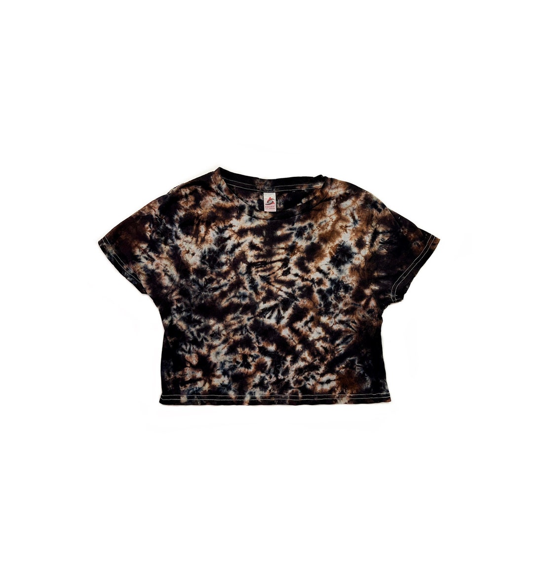 The Chocolate Chip Cookie Tie Dye Crop Top - Etsy