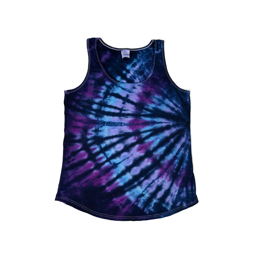 The Stained Glass Tie Dye Ladies Tank Top - Etsy