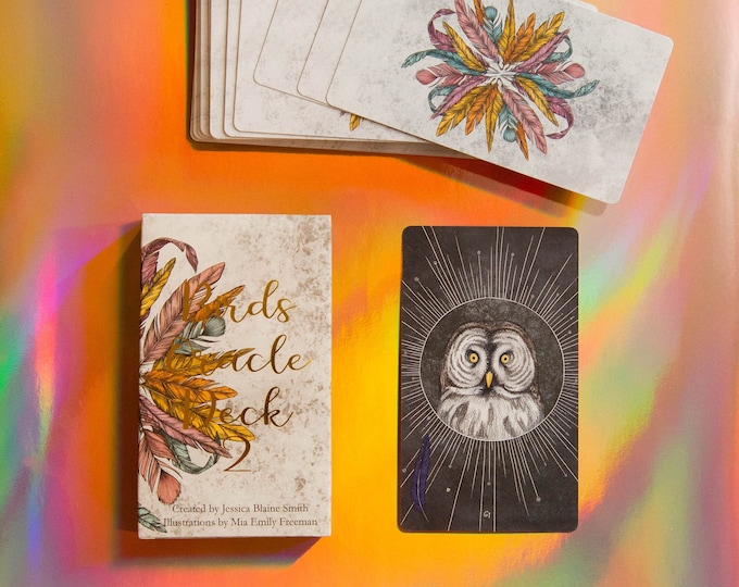 Forces Flora Fauna Oracle Deck Hand Illustrated, Oracle Deck, Oracle ...