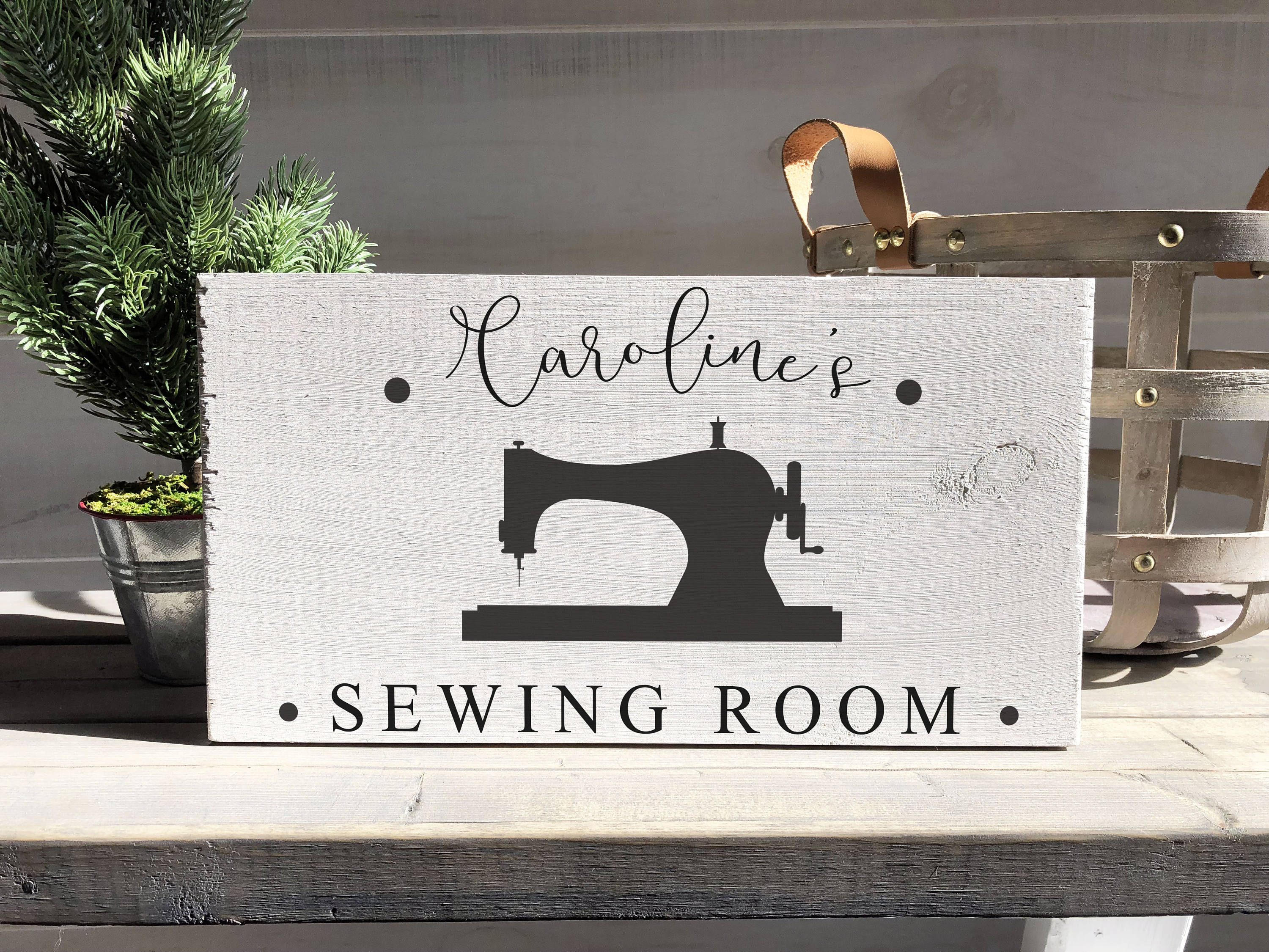 Sewing Room Sign-personalized Sign-sewing Room-sewing Decor-vintage ...