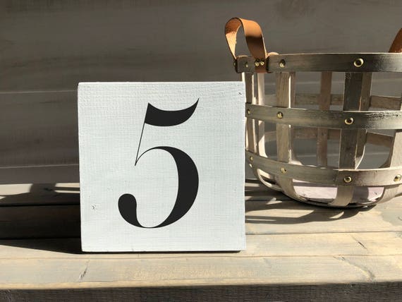 Farmhouse Sign-wood Sign-number Sign-family Sign-shabby | Etsy