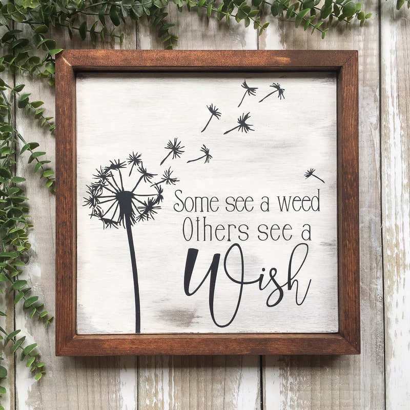 Dandelion Sign - Etsy