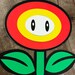 15 Inches Fire Flowers Character Backdrop, Mario Theme Party, Mario ...
