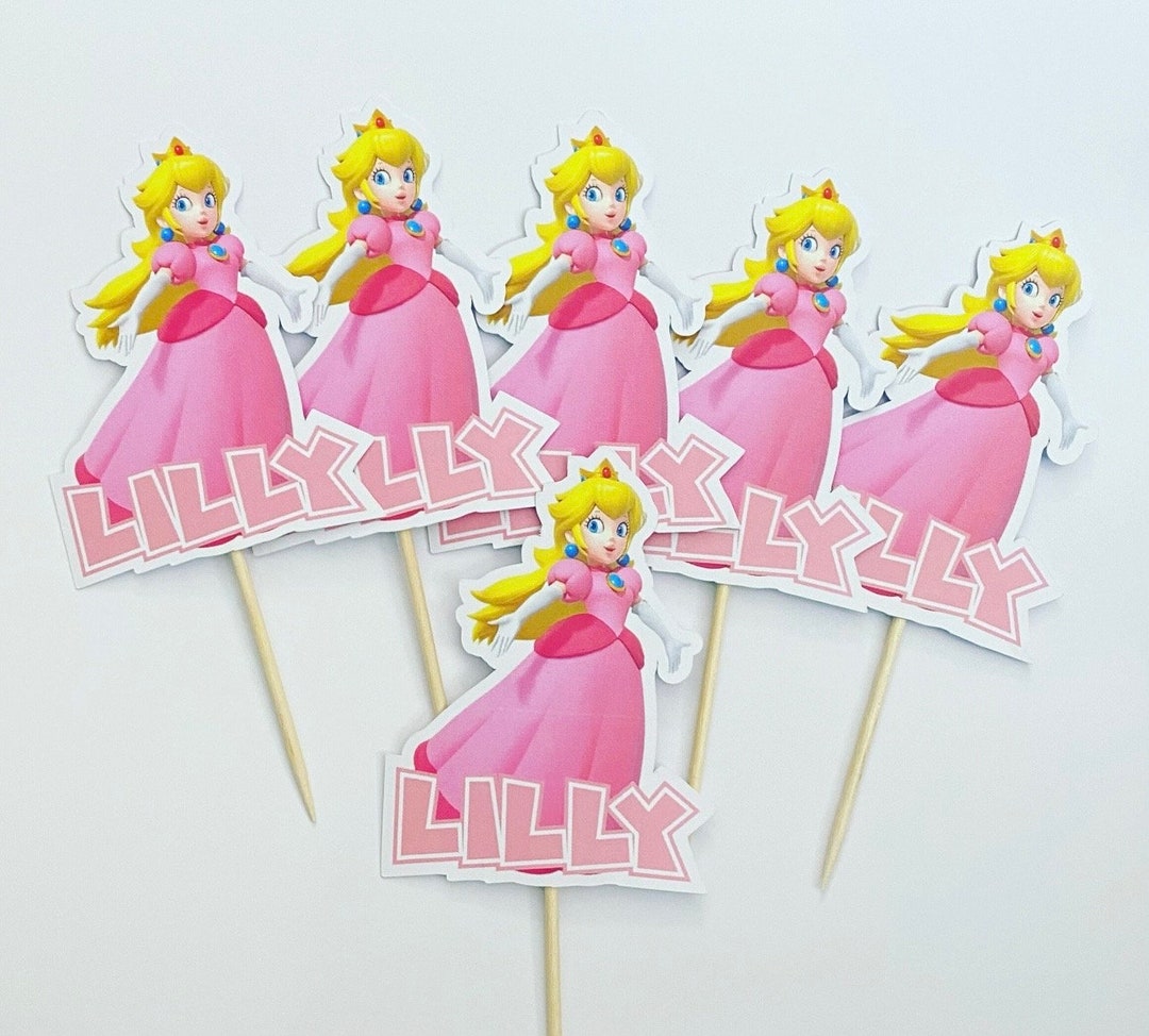 Girl Cupcake Toppers, Pink Toppers, Name Cupcake Toppers - Etsy