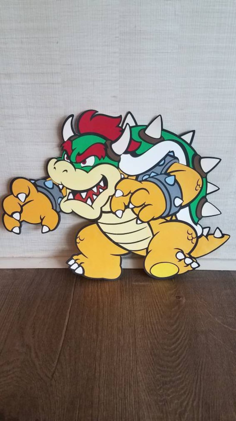 15 Inches Large Super Mario Standee, Mario and Luigi, Princess Peach ...