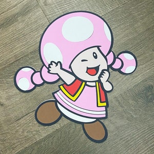 12-15 Inches Toadette and Peach Standee, Super Mario Birthday Theme ...