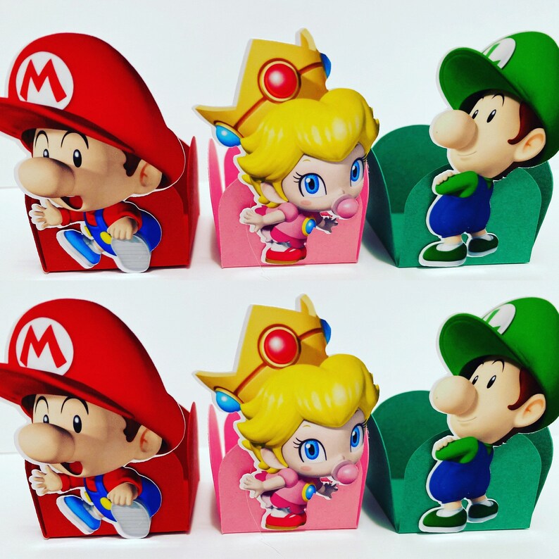 Baby Super Mario Cake Pops Holder Mario Ferrero/truffles - Etsy