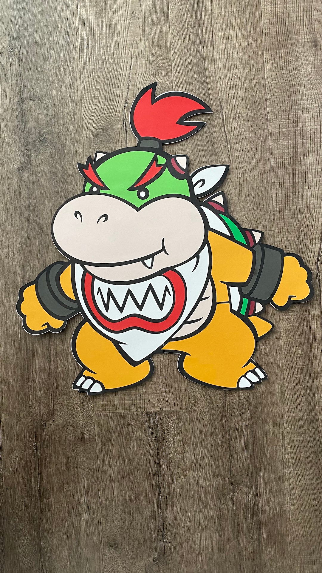 Bowser Jr. Standee, 12 Inch, Super Mario Birthday Party Decor - Etsy
