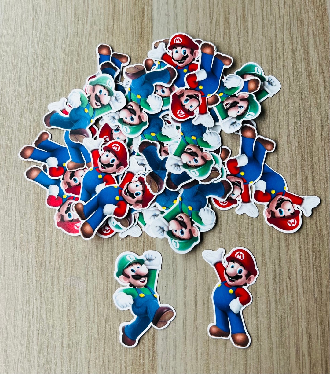 Customize Cute Mario Confetti, Mario and Luigi Table Scatter, Party ...