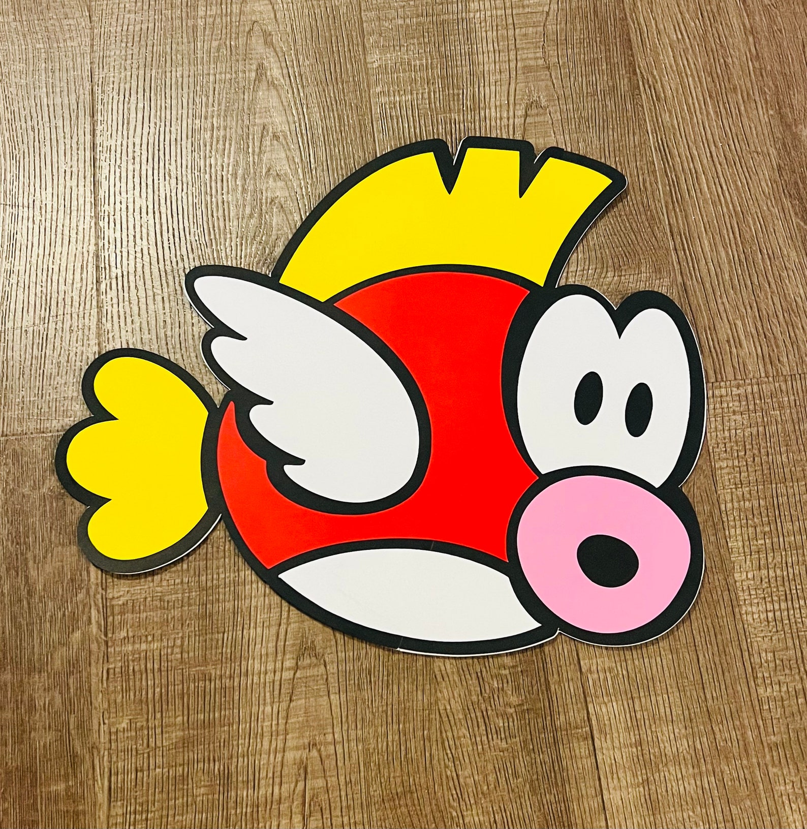 15 Inches Mario Characters Cheep-cheep Blooper Fire Flower - Etsy