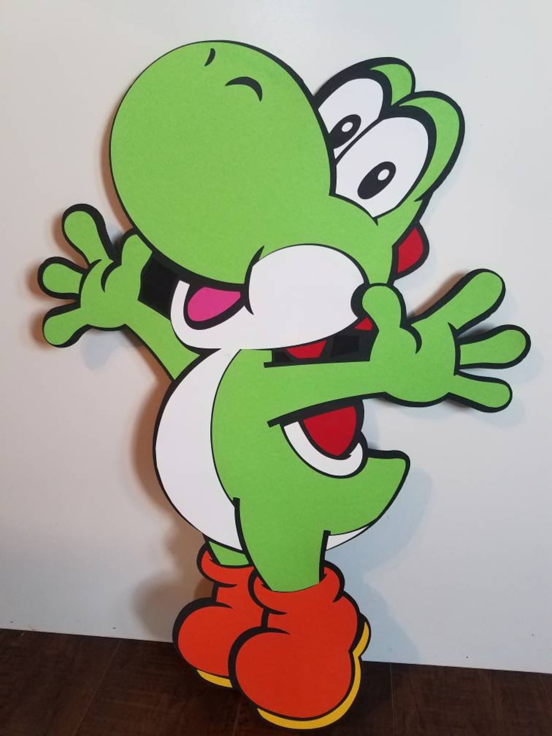 2 Feet Yoshi Standee, Super Mario Standee, Mario and Yoshi Indoor and ...