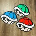 12 Inches Mario Shells Party Decoration, Mario Theme Party, Stand ...