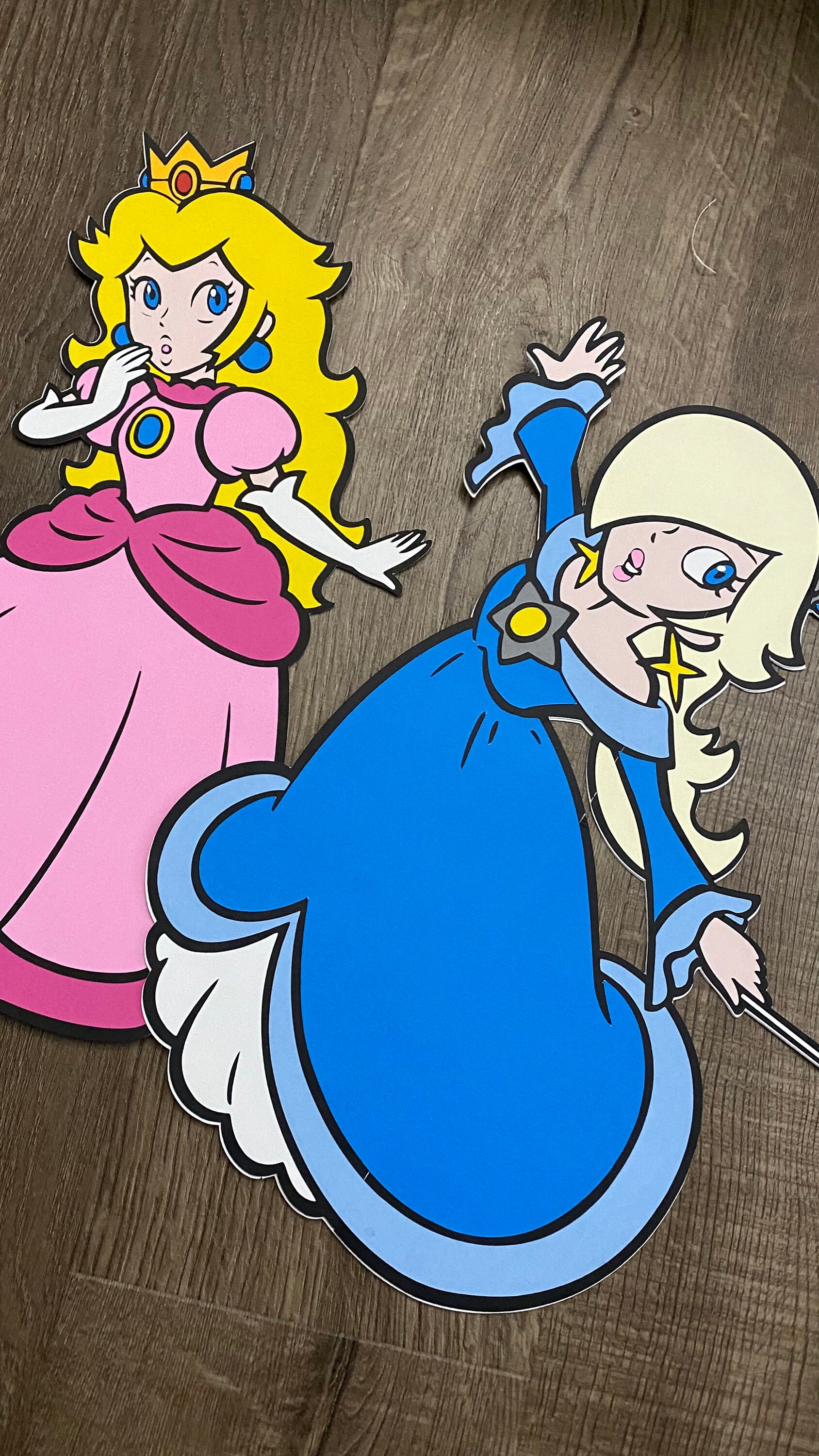 Princess Peach Cardstock Standee, Super Mario Birthday Party Prop - Etsy