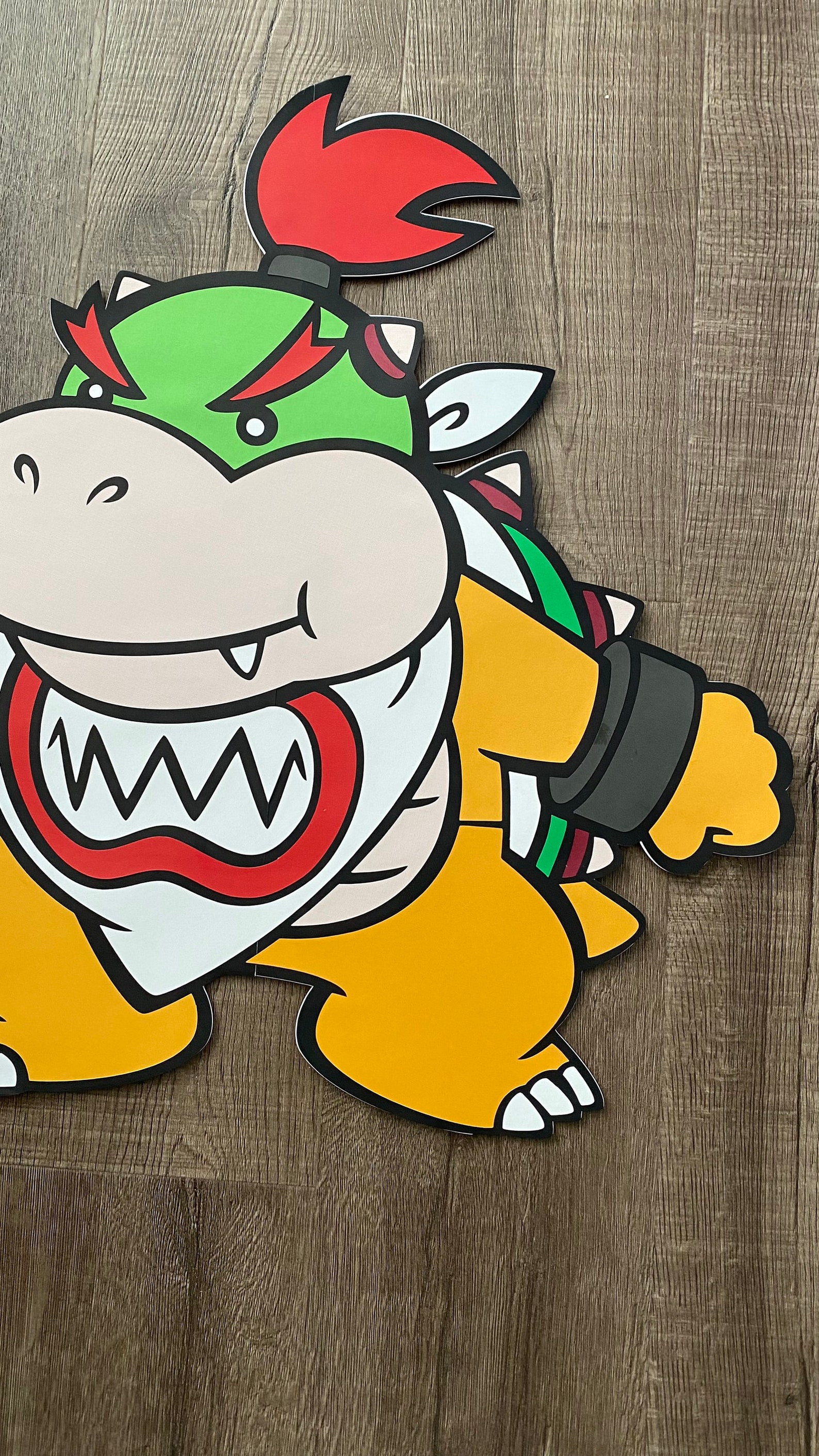 Bowser Jr. Standee, 12 Inch, Super Mario Birthday Party Decor - Etsy