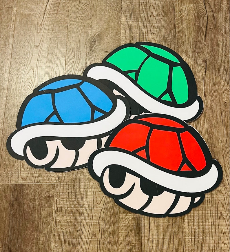 12 Inches Mario Shells Party Decoration Mario Theme Party - Etsy