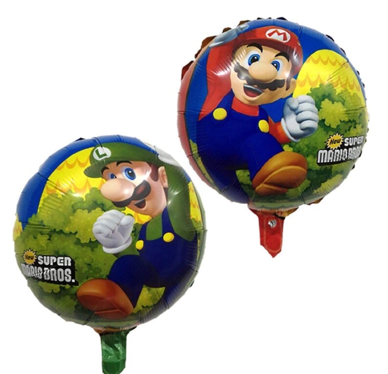 Mario Brothers Balloons Mario and Luigi Balloons Balloon | Etsy