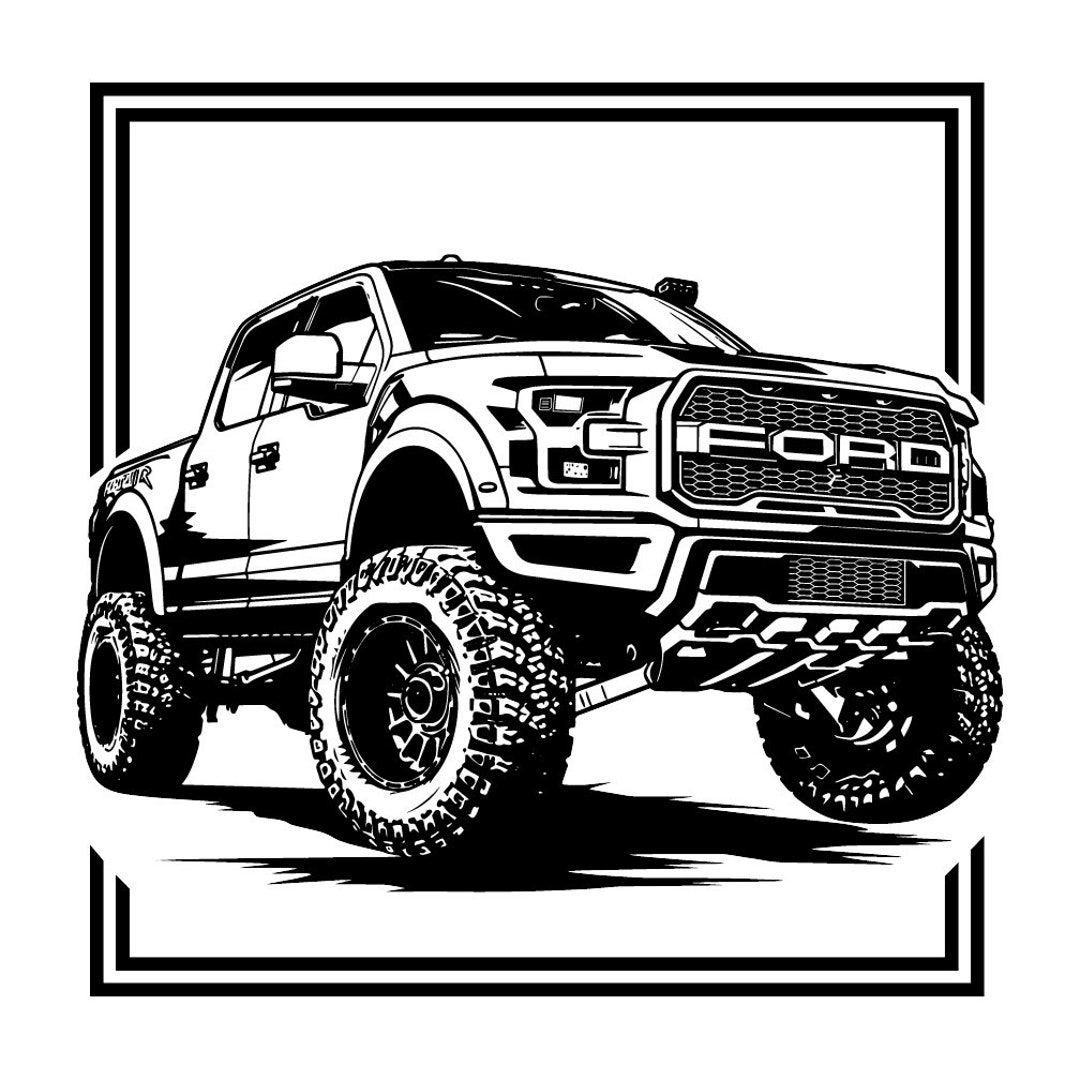Ford Raptor Vector Screen Printing - Etsy