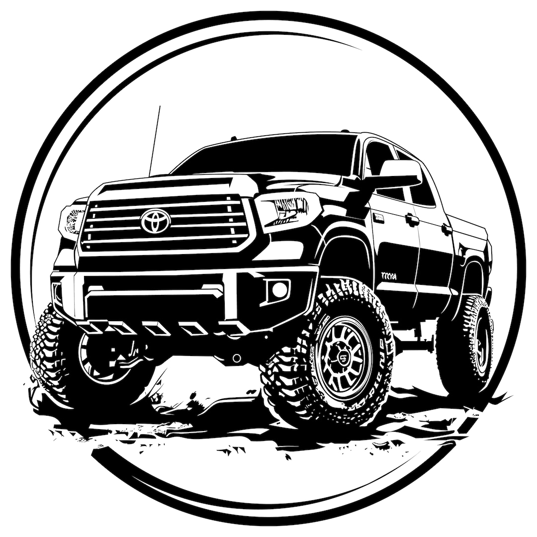 Toyota Tundra Vector Screen Printing - Etsy