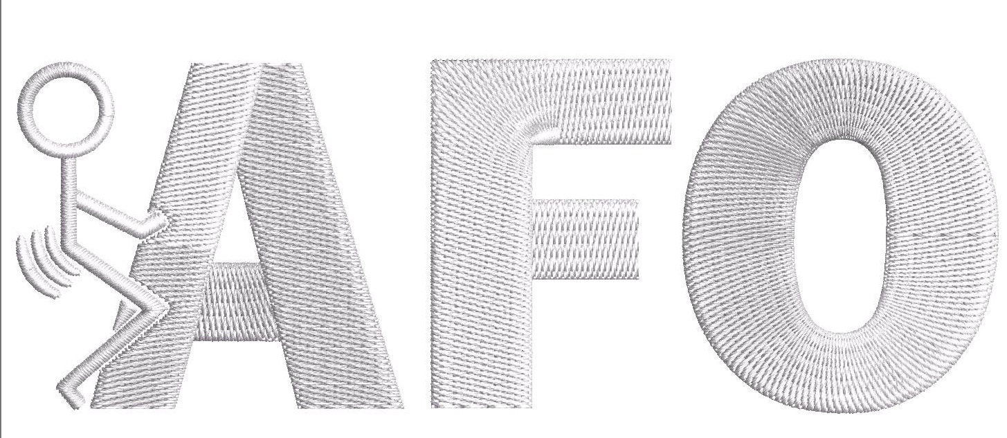FAFO Embroidery File - Etsy