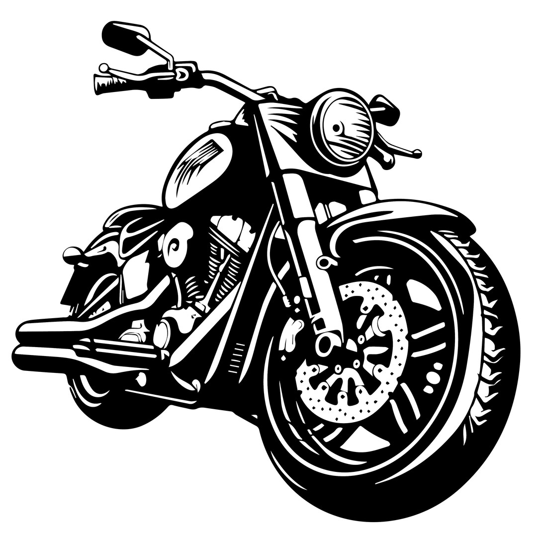 Motorcycle Vector/svg - Etsy