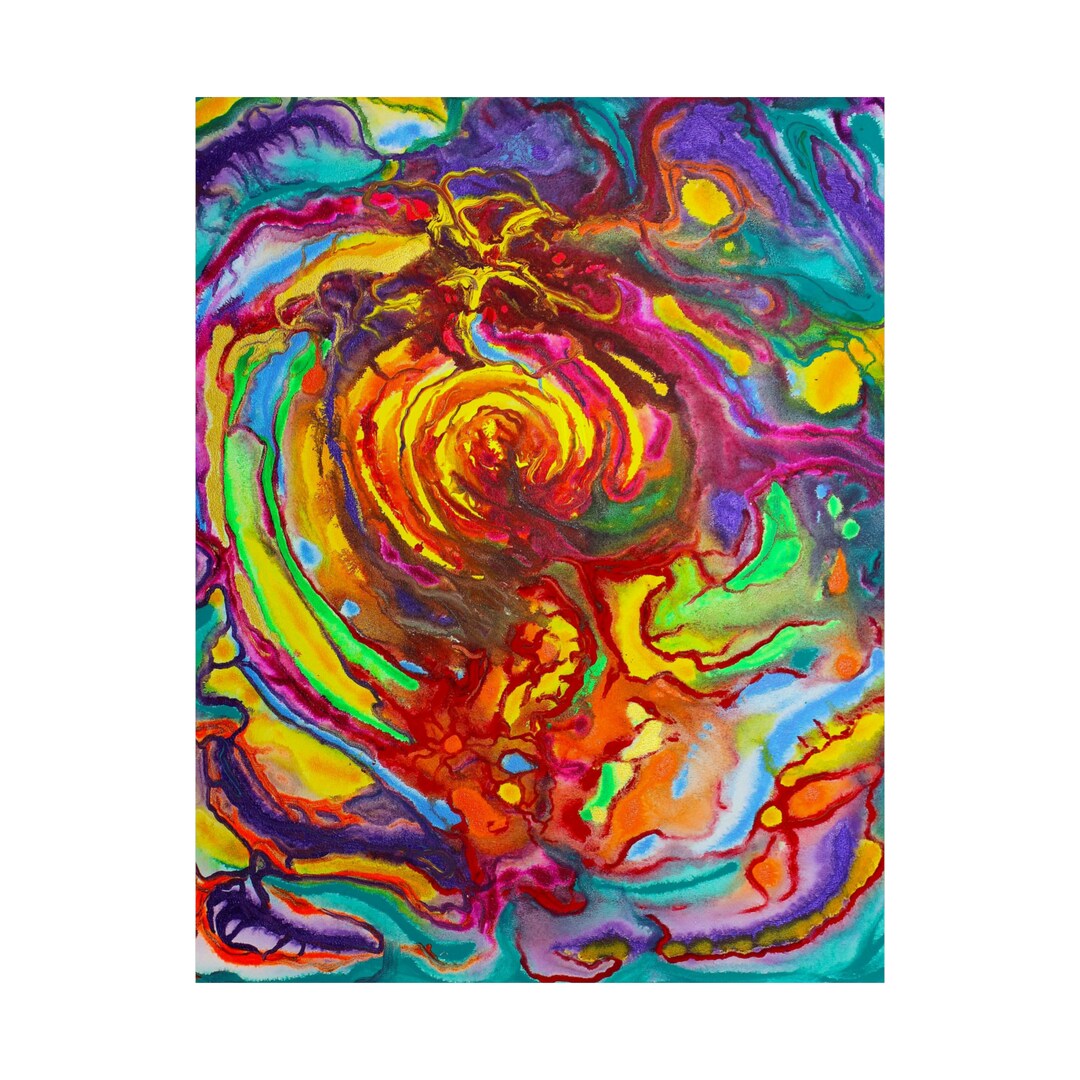 A Colorful Journey Through the Solar System on the Poster, Solar System ...