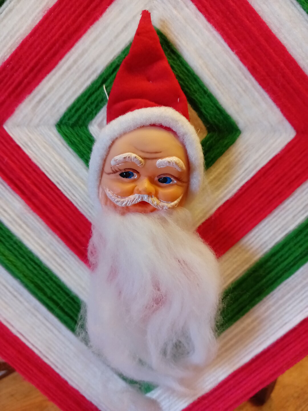 Vintage Hand Made Santa Clause Wall Decoration - Etsy