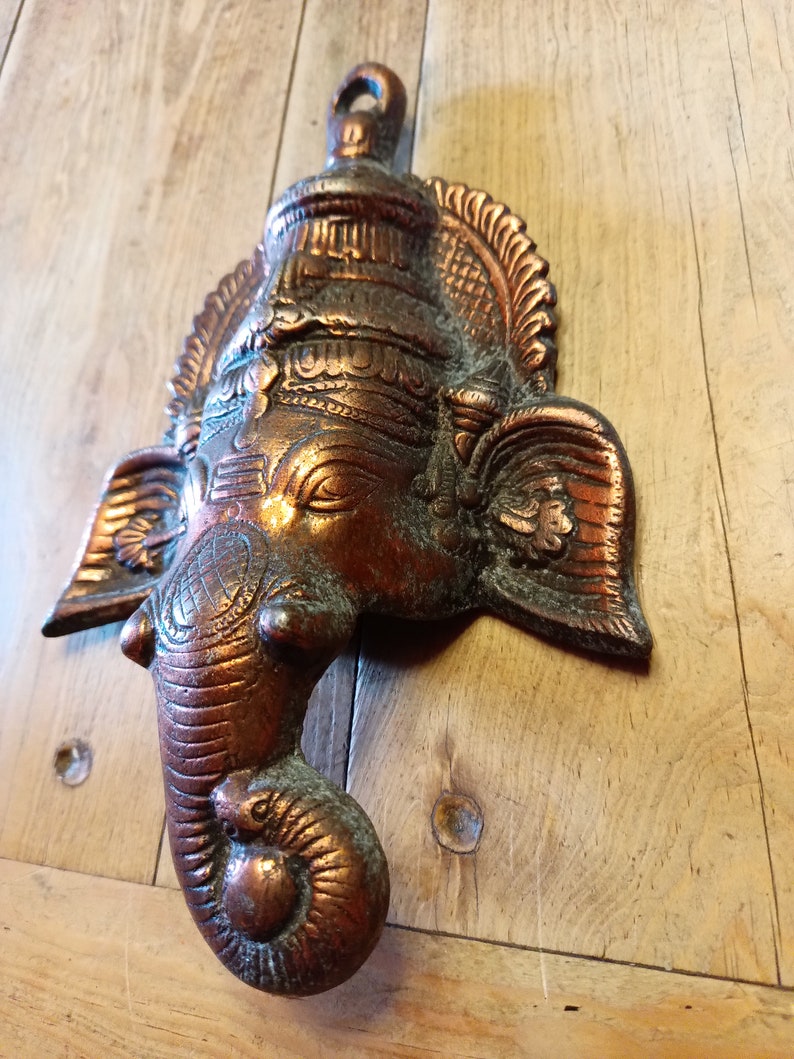 Brass Ganesha Wall Hanging - Etsy