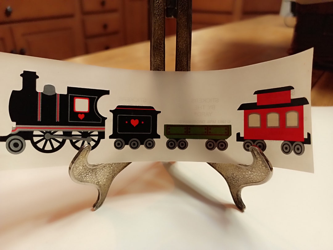 Vintage Train Sticker Sheet - Etsy