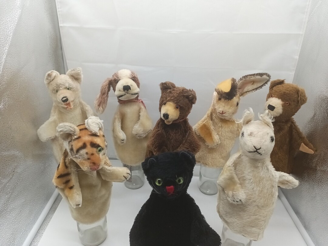 Vintage Steiff Hand Puppets Lot of 8 - Etsy