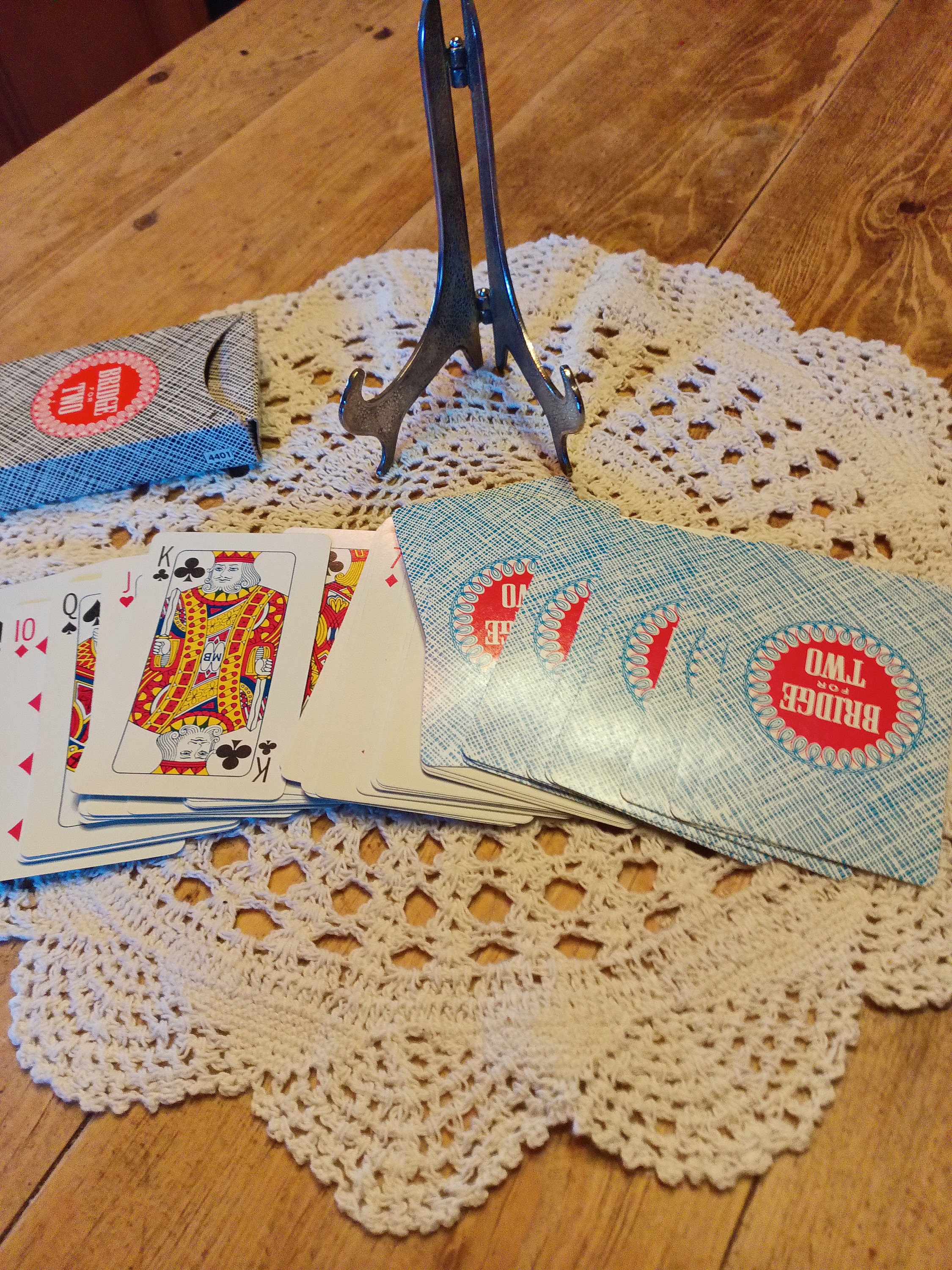 Vintage Bridge for Two Playing Cards - Etsy
