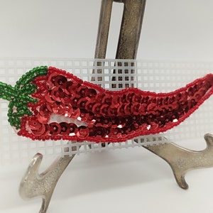 Sequin Red Hot Chili Pepper Patch - Etsy
