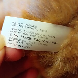 The Plush Factory Teddy Bear - Etsy