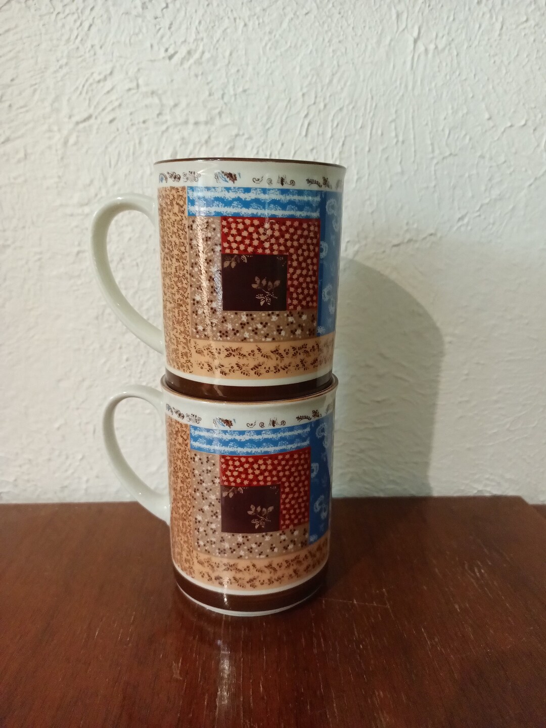 Snuggle up With One of These Quilted Coffee Mugs Set of 2 - Etsy