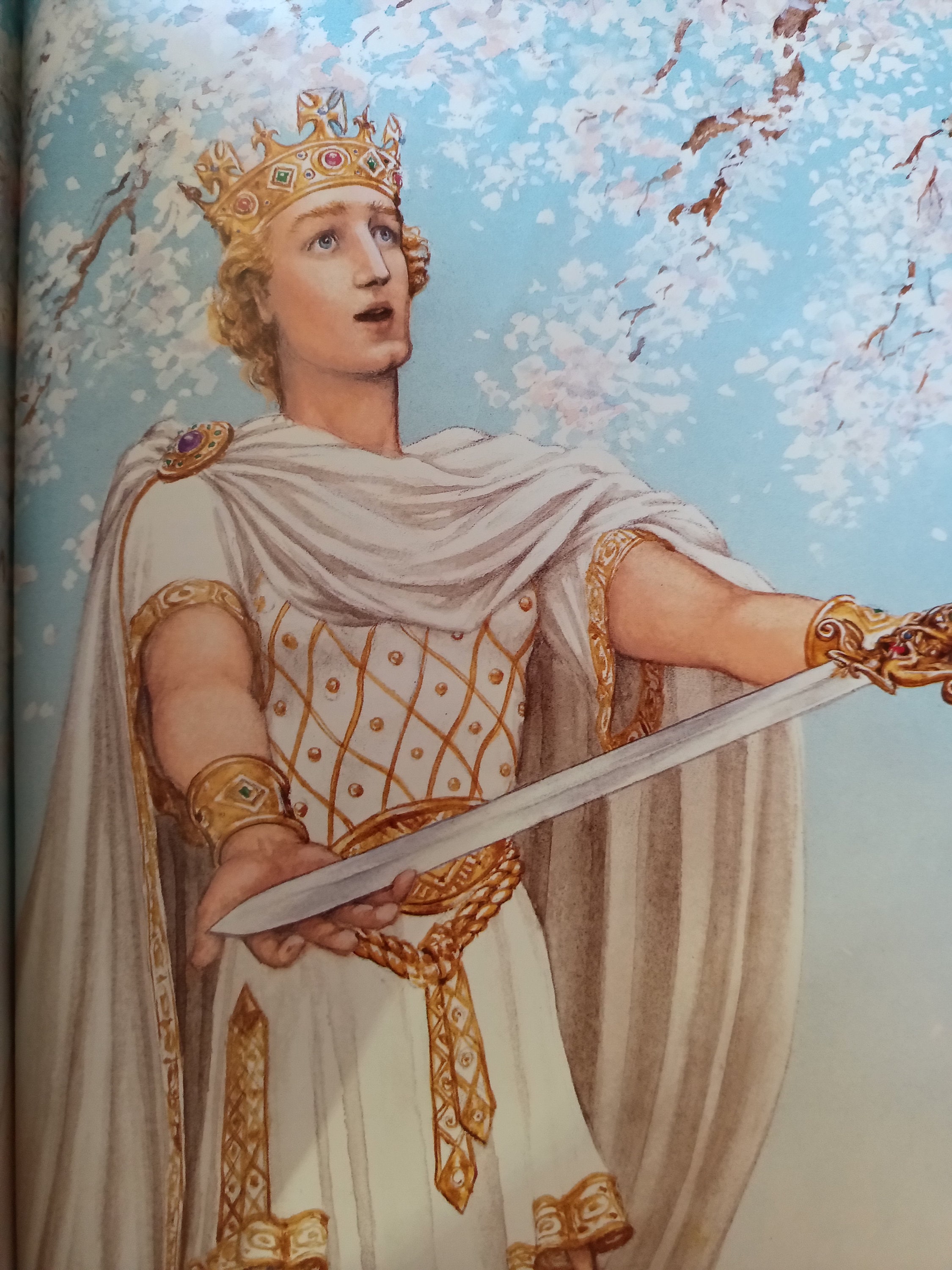 King Arthur the Sword in the Stone by Hudson Talbott - Etsy