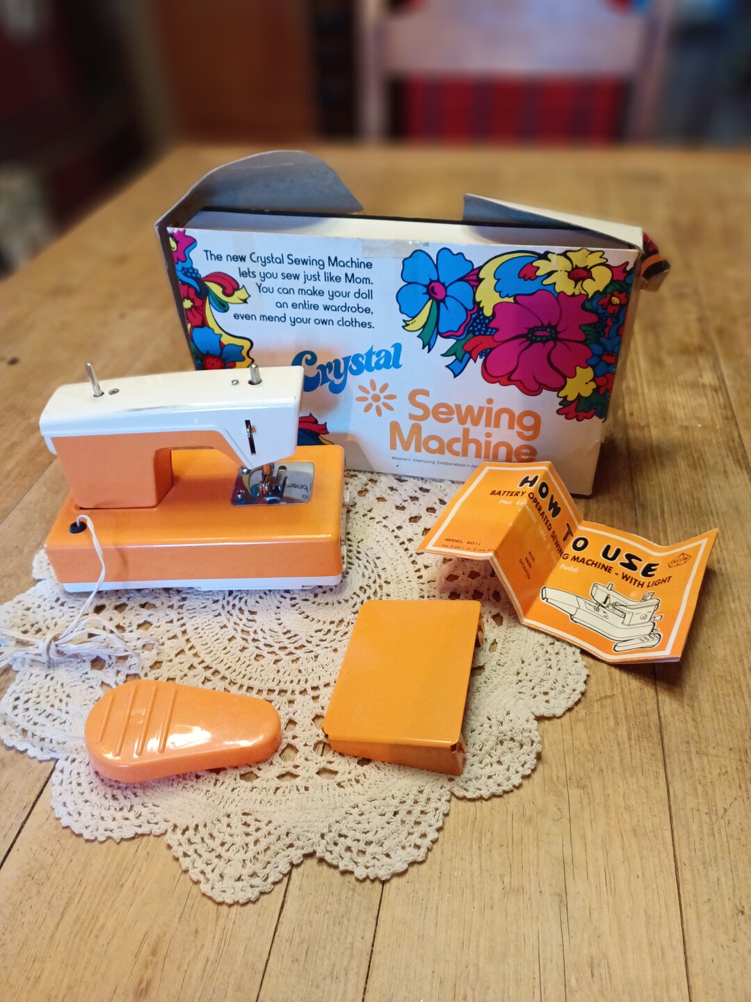 70s Crystal Sewing Machine (incomplete) - Etsy