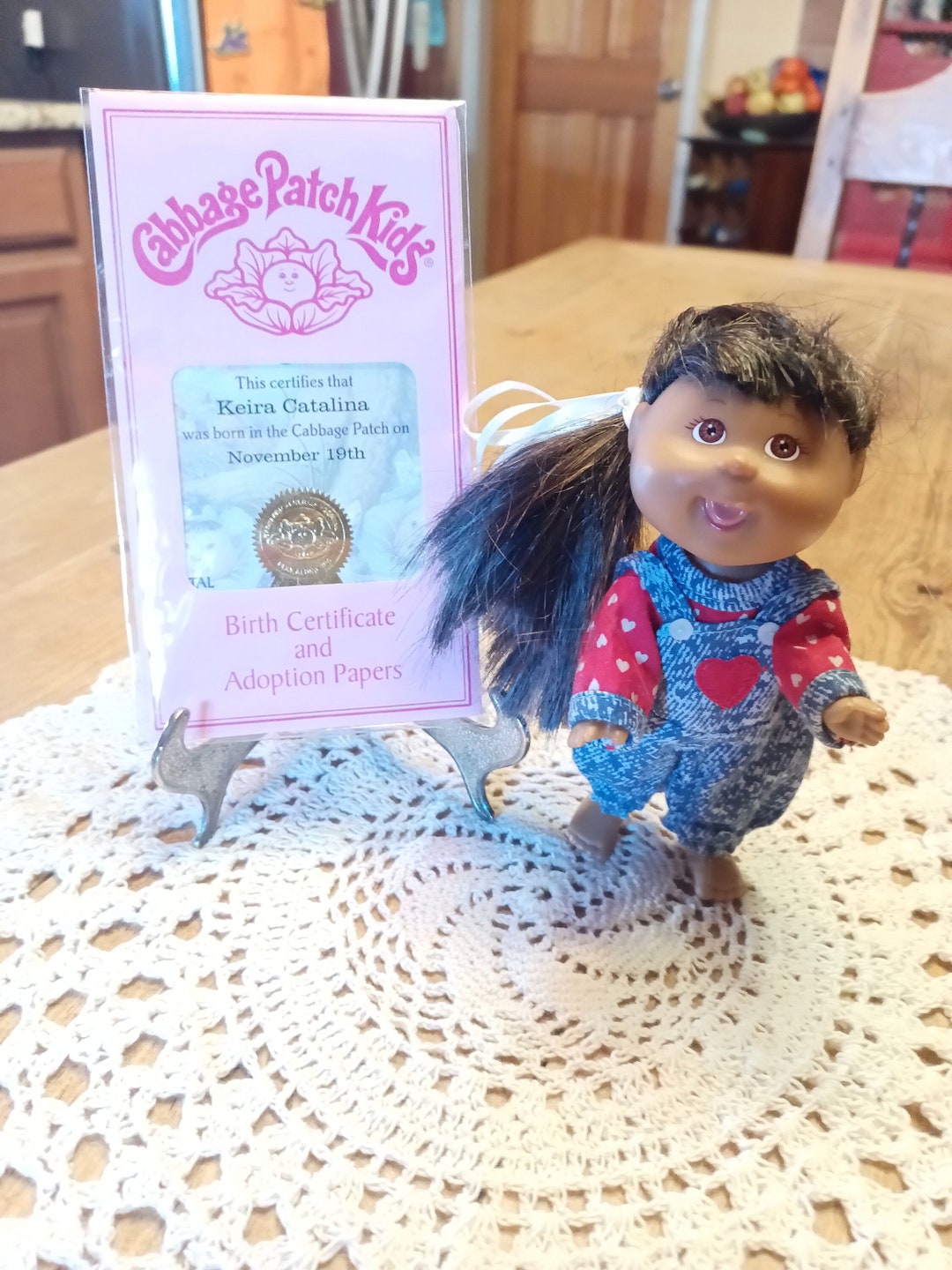 Mini Cabbage Patch Kid With Certificate - Etsy