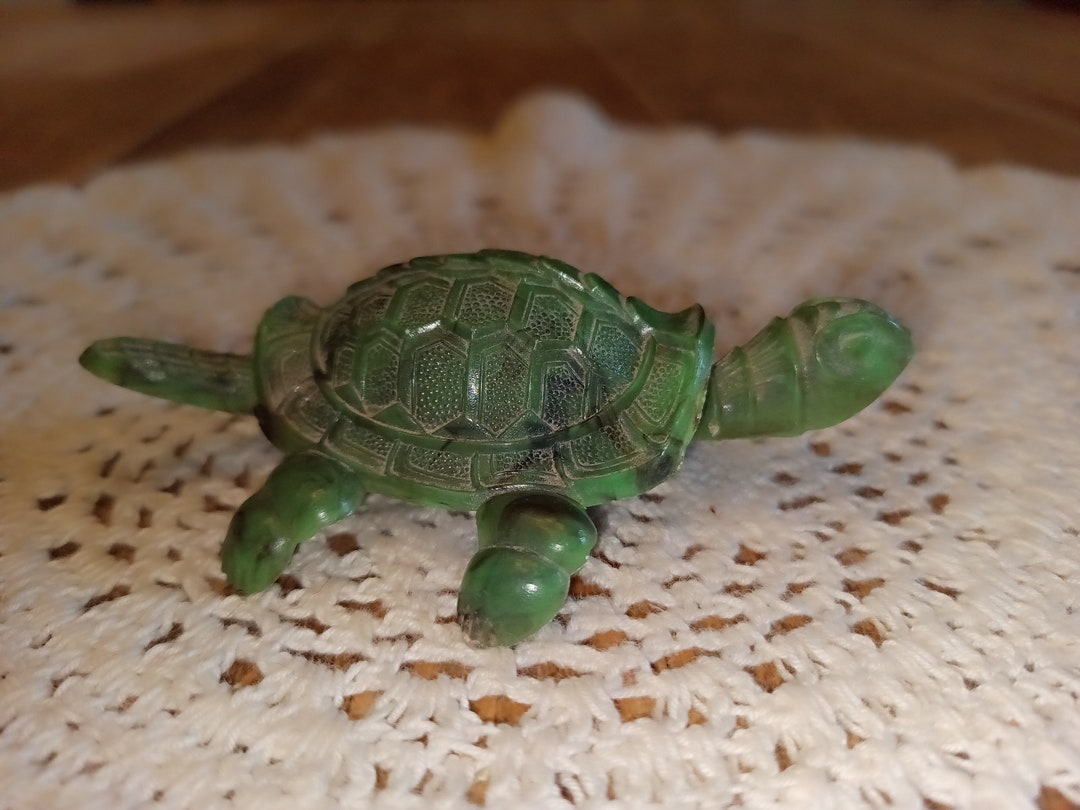 Vintage Celluloid Turtle Bobblehead - Etsy