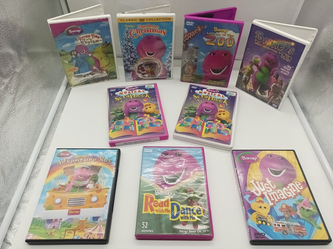 Barney Dvds Lot of 9 - Etsy
