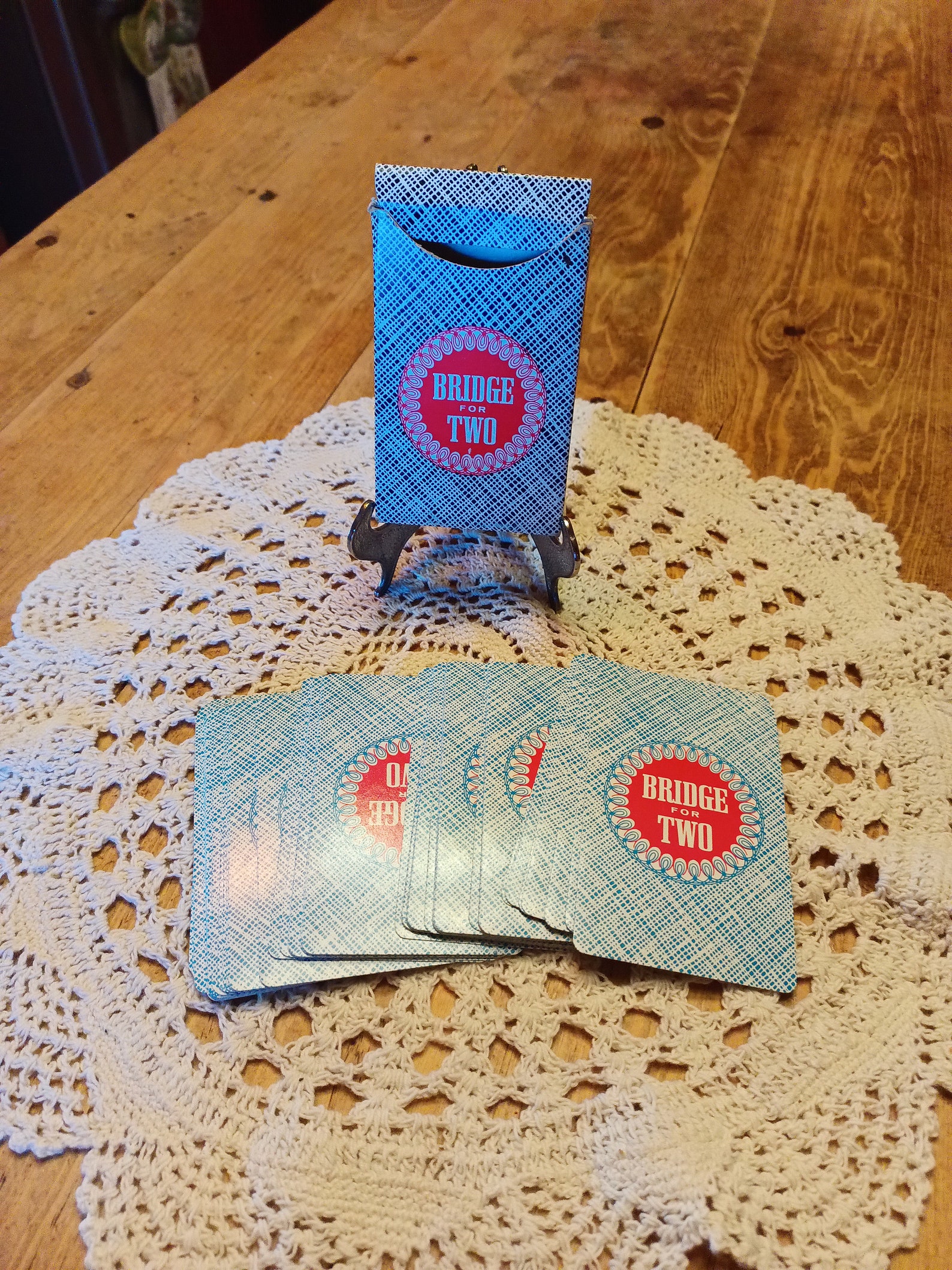 Vintage Bridge for Two Playing Cards - Etsy